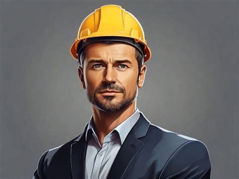 Engineer Portrait Drawing Pictures