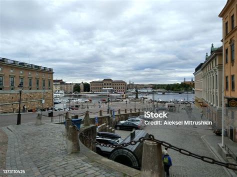 감라 스탠 구시가지 왕궁 근처 산책로의 전망 멀지 않은 칼 14 기념비에서 감라 스탄에 대한 스톡 사진 및 기타 이미지 감라 스탄 건물 외관 건물 정면 Istock