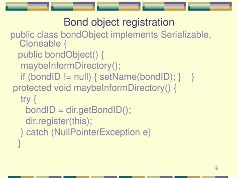 Lecture 20 April 2 2002 Bond Objects Ppt Download