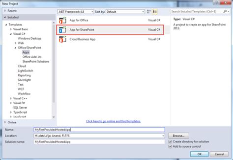 Creating Provider Hosted App In Office 365 And Azure Using Vs 2013 Part 1
