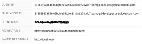 C Oauth 2 Configuration Stack Overflow