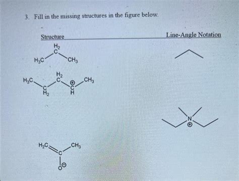 solved 1 fill in the missing structures in the figure