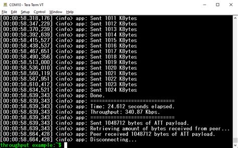 Nordics Attmtu Throughput Example On The Pan1780 Eval Kit Element14 Community