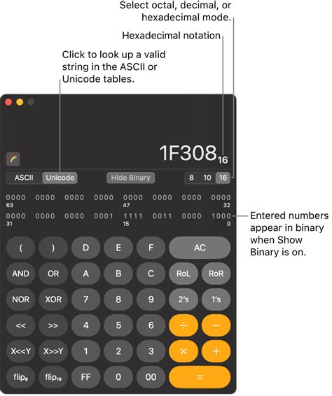 Use The Programmer Calculator On Mac Apple Support
