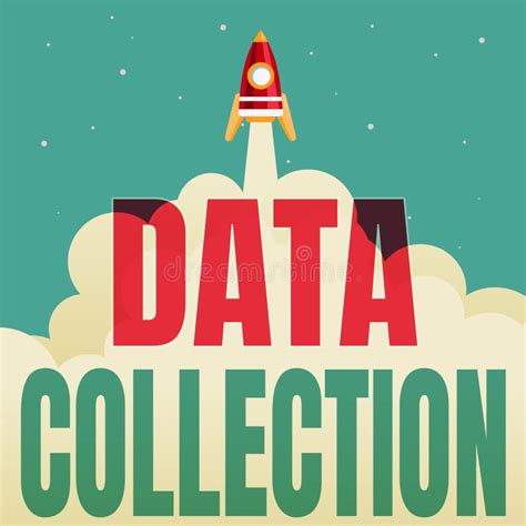 Conceptual Display Data Collection Business Overview Gathering And Measuring Information On