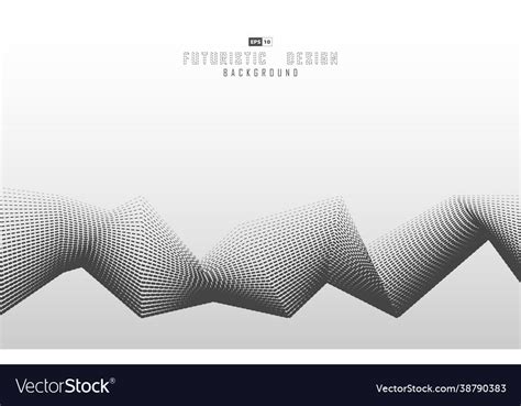 Abstract Dash Line Pattern Design Tech Royalty Free Vector