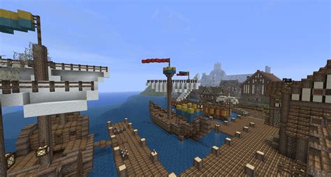 Realistic Medieval Port City Screenshots Show Your Creation