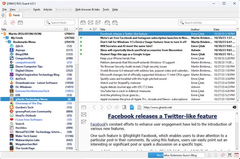 Rss Guard Open Source Rss Reader Review Tech News And Reviews