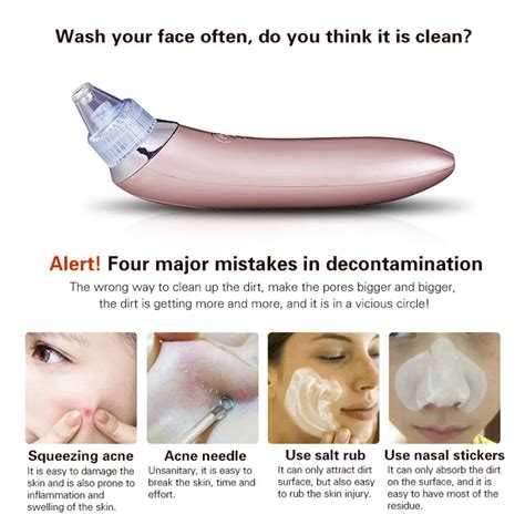 Вакуумная машина для очистки лица очиститель акне АБС пластик удаление черных точек уход за