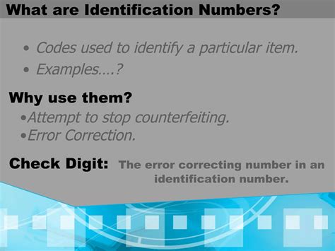 Check Digits PPT