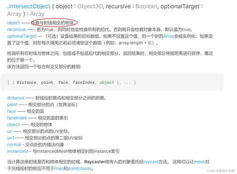 Threejs光线投射与3d场景交互光线投射raycaster类用于鼠标拾取多个物体的方法为什么 Csdn博客