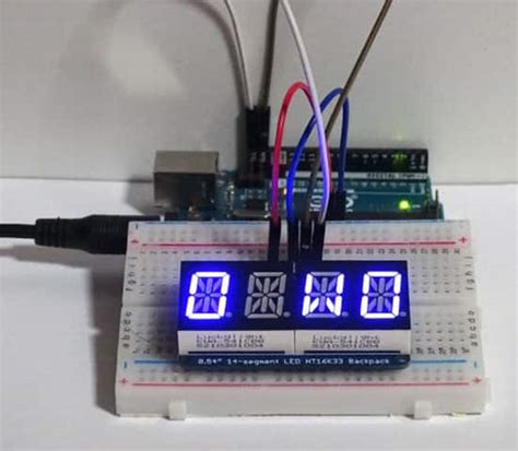 An Introduction To 14 Segment Led Displays With The Ht16k33 Driver