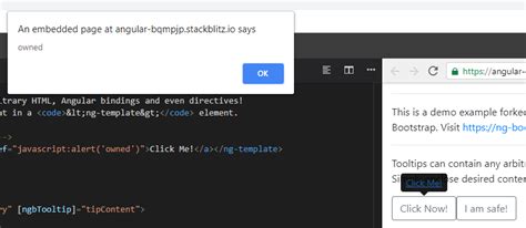 Tooltip Insecure HTML Sanitize Issue Ng Bootstrap Ng Bootstrap GitHub