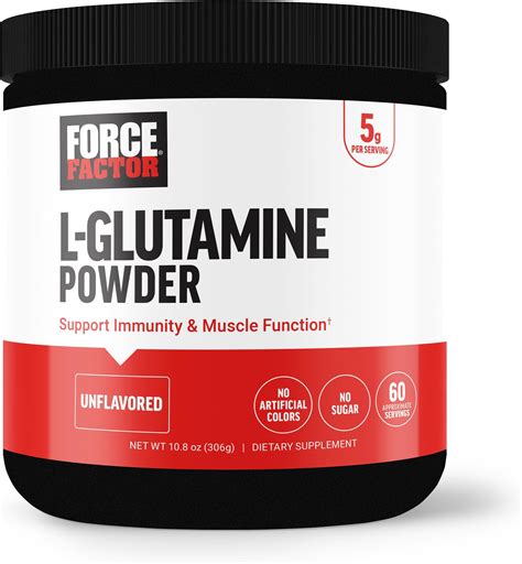 Force Factor L Glutamine Powder For Post Workout Recovery