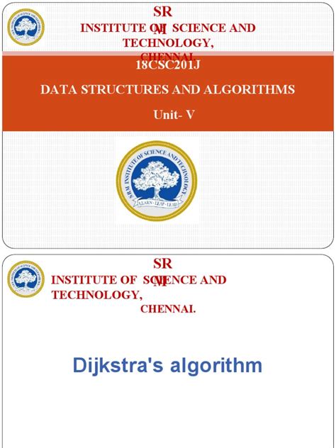 Unit 5 Dijkstras Algorithm Pdf Combinatorics Discrete Mathematics