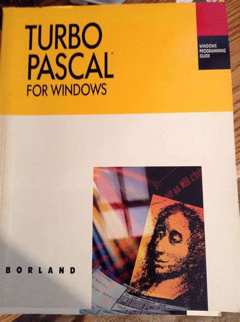 Turbo Pascal For Windows Windows Programming Guid Uk Books