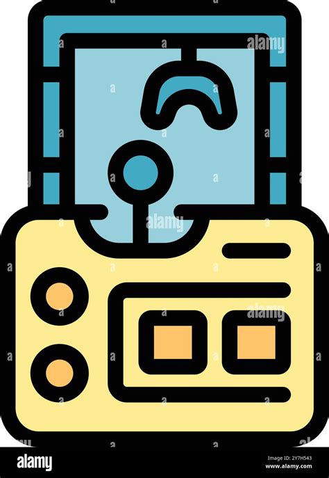 Dental Panoramic Radiograph Machine Taking A Panoramic X Ray Of Teeth Stock Vector Image And Art