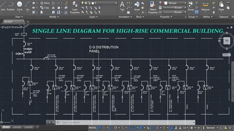 Electrical Single Line Diagram In Autocad Autocad Electrical