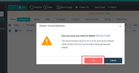 การลบ Vm หลัก แต่ต้องการเก็บ Backup ไว้ บริษัท ซังฟอร์ เทคโนโลยี ประเทศไทย จำกัด