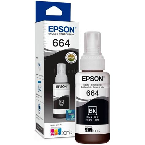 Epson T664120 Al Botella De Tinta Ecotank Epson 664 Neg