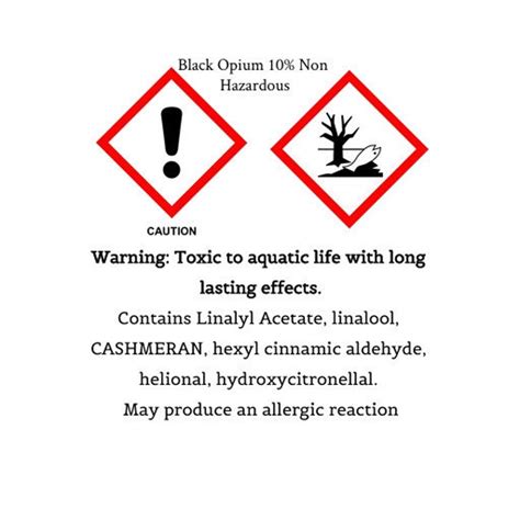 Clp Safety Labels And Fragrance Ingredients For Reed Diffusers Etsy