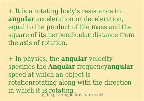 In Sentence Use Of Angular EnglishTestStore Blog