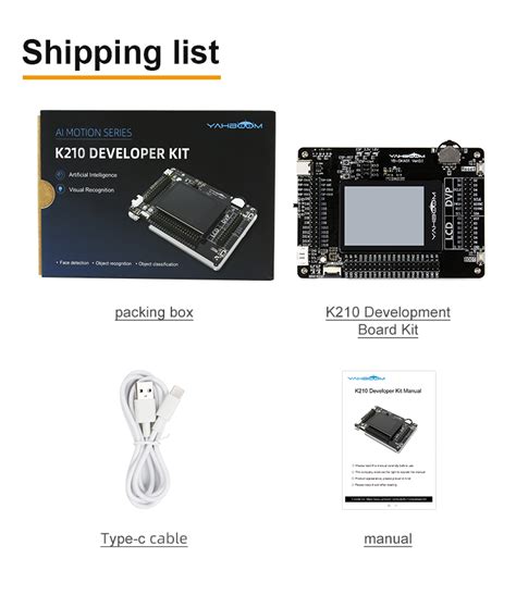 Yahboom Ai Motion K210 Development Board Kit Risc V Face Recognition Camera Robotshop