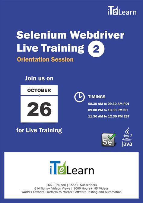 seleniumwebdriver‬ ‪ ‎livetraining