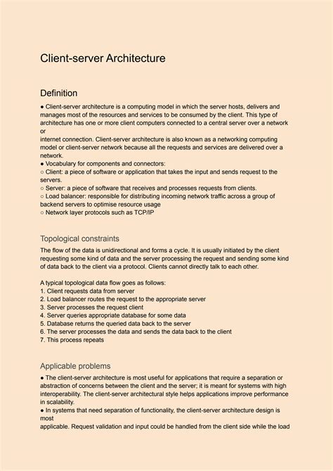 SOLUTION Client Server Architect Studypool