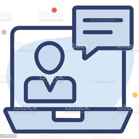 Icône De Téléconférence Illustration Vectorielle De Linterface