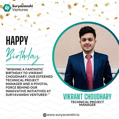 Suryavanshi Ventures On Linkedin Happybirthday Techleader