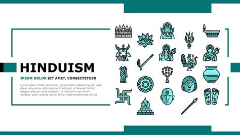 Premium Vector Hinduism India Hindu God Religion Landing Web Page