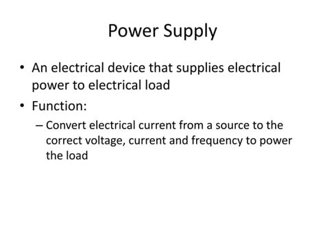 Rectifiers Filters And Regulator 1 Pptx Consumer Electronics Technology Computing