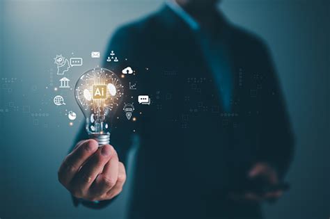 Ai 인공 지능 기술 스마트 로봇 Ai 인공 지능은 명령 프롬프트를 입력하여 무언가를 생성하고 미래 기술 변환 챗봇 비서 비서 가상현실에 대한 스톡 사진 및 기타 이미지