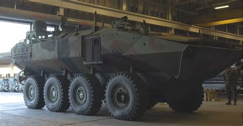 Us Marine Corps Receives New Acv C Command And Control Variant Of Amphibious Combat Vehicle