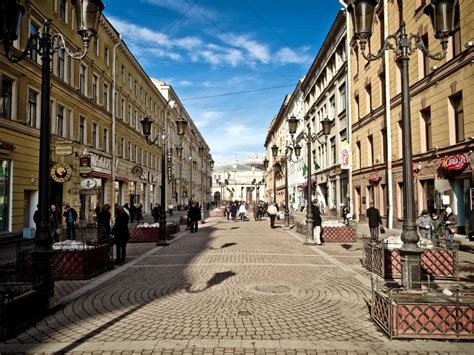 Free Photos: Shopping Street St Petersburg Russia | dailyshot
