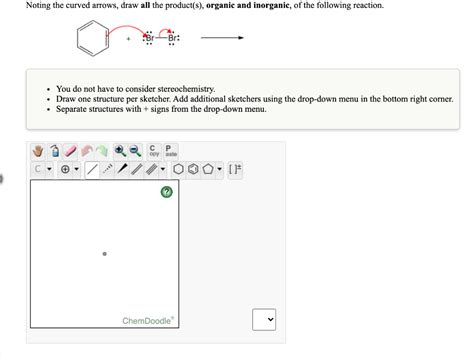 Solved Noting The Curved Arrows Draw All The Product S Chegg