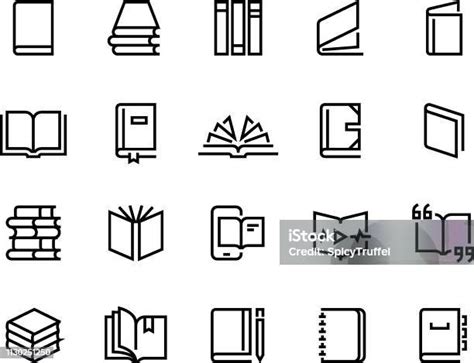 책 선 아이콘입니다 잡지 도서관 교육 세트 서 점 주문 컬렉션을 엽니다 벡터 사전 성경 교과서 얇은 개요 책에 대한 스톡 벡터 아트 및 기타 이미지 Istock