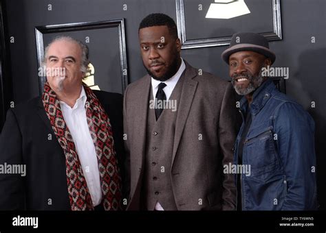 L R Producer Steve Berkowitz Musician Robert Glasper And Actor Director Don Cheadle Arrive