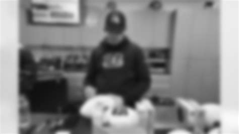 Photos Zac Taylor Delivers Game Ball To Local Bar