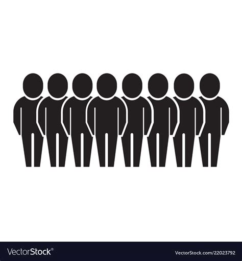 Population People Icon Design Royalty Free Vector Image