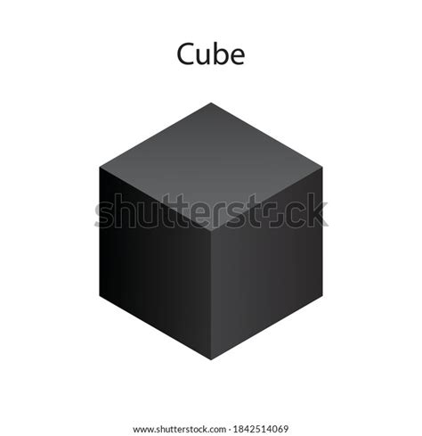 Vector Black Cube Gradients Game Icon Stock Vector Royalty Free 1842514069 Shutterstock