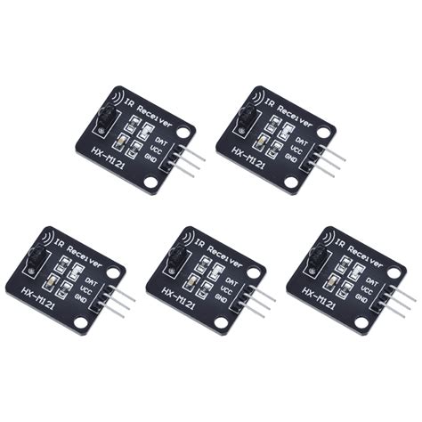 5uds módulo de sensor de receptor infrarrojo ir digital de 38 khz