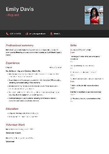 Resume Incomplete Degree