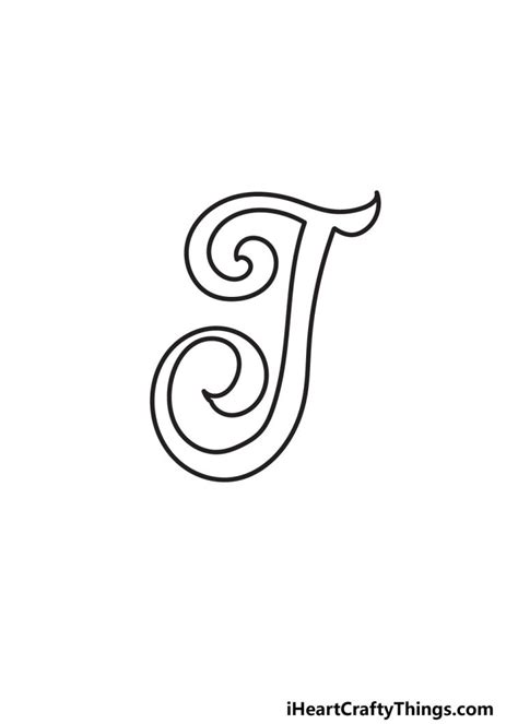 Fancy Letter J Draw Your Own Fancy Letter J In 6 Easy Steps