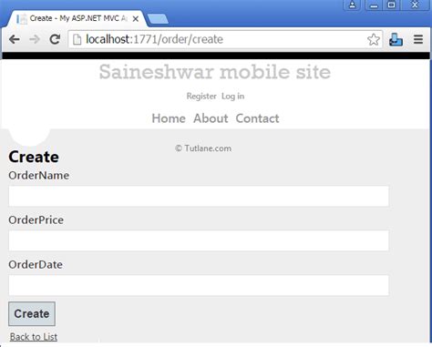 Use Jquery Mobile Mvc To Build Mobile Based Application In Aspnet Mvc