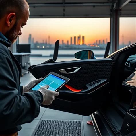 lamborghini door sensor calibration and repair in bahrain