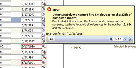 Rich Validation Functionality In Oracle Adf Faces 11g Rich Components Conclusion Amis
