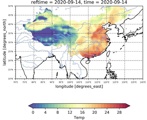 python空间绘图 regionmask掩膜操作示例 腾讯云开发者社区 腾讯云