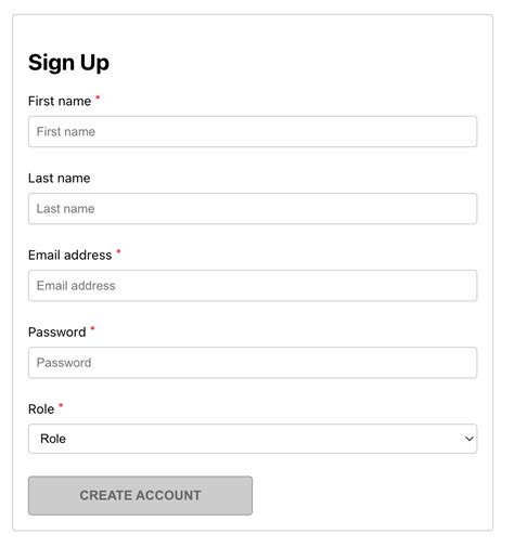 React Registration Form The Form Contains The Following By Erica Pantoja Medium